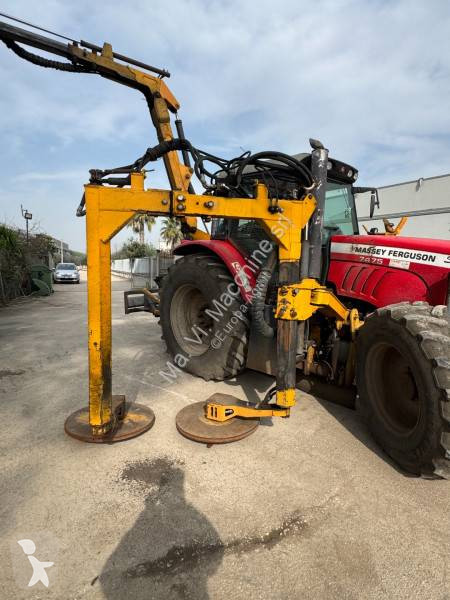 Trattore forestale Massey Ferguson 7475 con Braccio GreenTech Gasolio ...