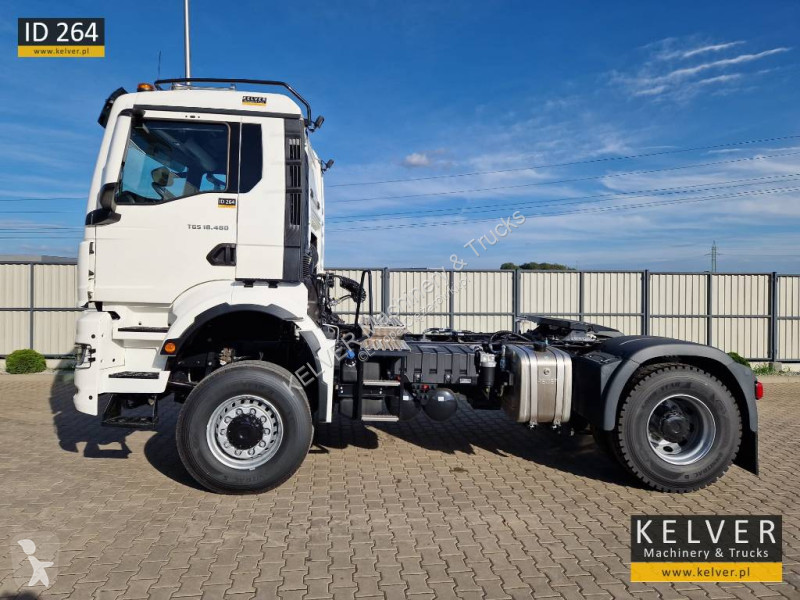 Tracteur MAN TGS 18.480 * 4x4 mechanical drive * reducer * occasion - n ...