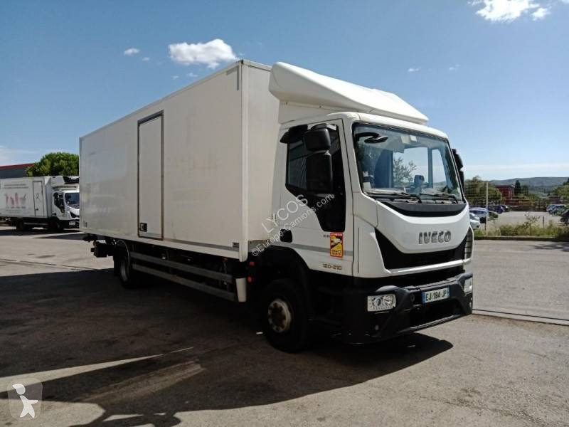 Camion Iveco fourgon Eurocargo 120 E 21 Euro 6 hayon occasion - n°10179315
