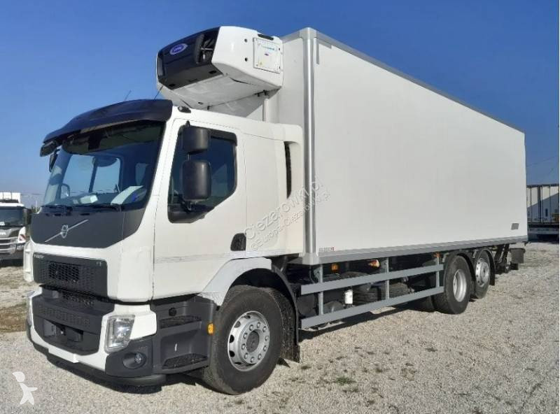Camion Volvo frigo Carrier mono température FE 6x2 Gazoil Euro 6 hayon ...