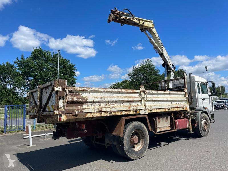 Camion benne Renault G270 4x2 Gazoil Euro 1 grue occasion - n°11308863
