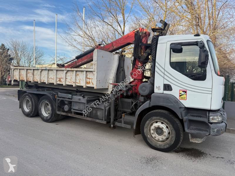 Camion polybenne Renault Kerax 400 6x4 Gazoil Euro 2 occasion - n°11016673