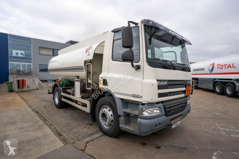 Used DAF CF75 tanker truck 75310 + MAGYAR 14000L/ 4COMP 4x2 Diesel Euro ...