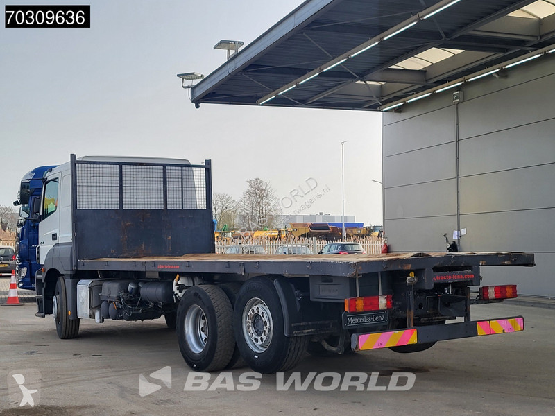 Camion plateau Mercedes Axor 2540 6X2 690cm open loadfloor Lift ...
