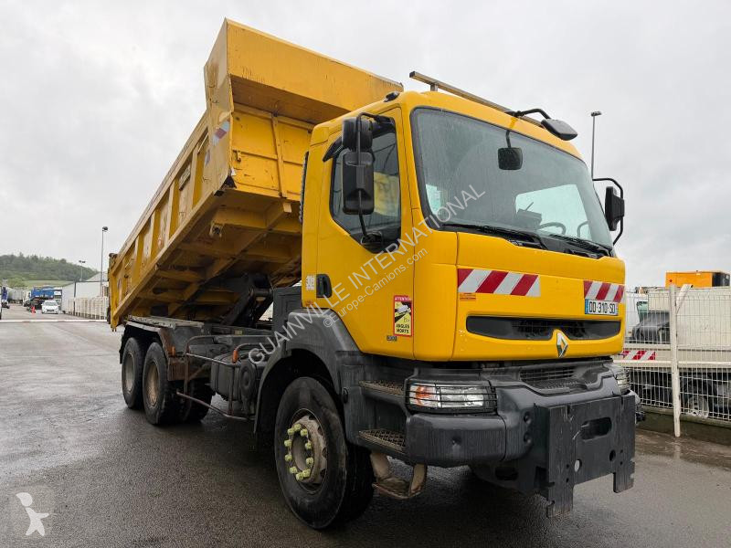 Camion bi-benne Renault Kerax 300 6x4 Gazoil Euro 3 occasion - n°11320073