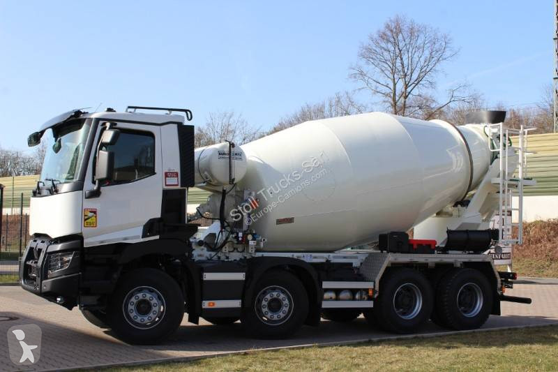 Camion béton toupie / Malaxeur Renault Euromix C-Series 430 8x4 Gazoil ...