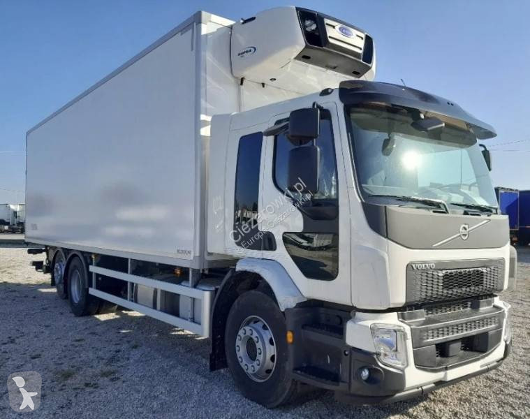 Camion Volvo frigo Carrier mono température FE 6x2 Gazoil Euro 6 hayon ...