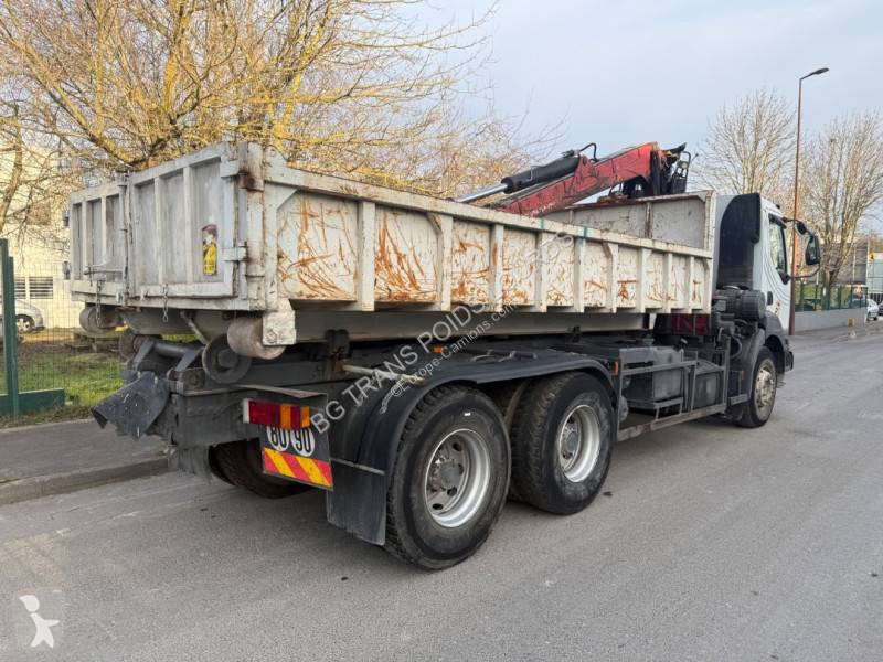 Camion polybenne Renault Kerax 400 6x4 Gazoil Euro 2 occasion - n°11016673