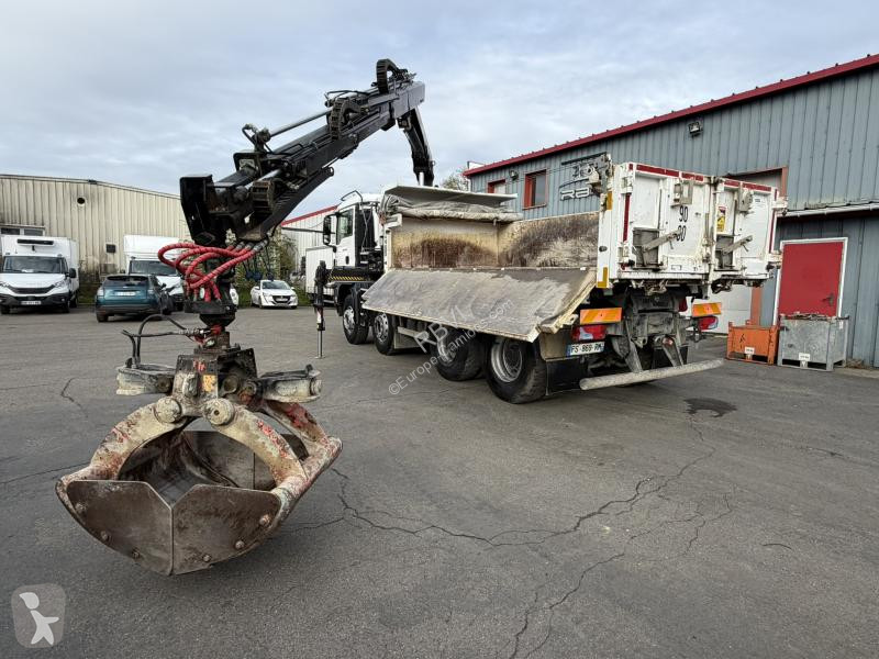 Camion bi-benne MAN Cox TGS 35.430 8x4 Gazoil Euro 6 grue occasion - n ...