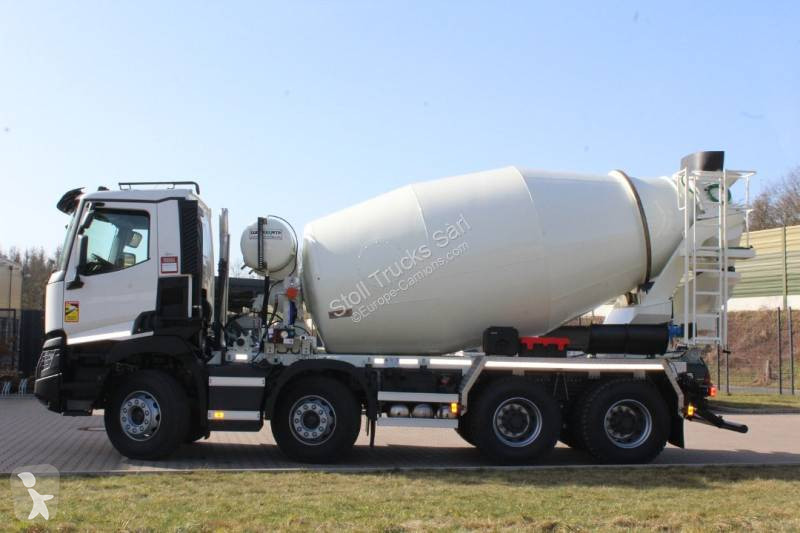 Camion béton toupie / Malaxeur Renault Euromix C-Series 430 8x4 Gazoil ...