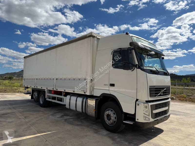 Camión lona Volvo FH 13.420 6x2 Euro 5 usado - n°11249311