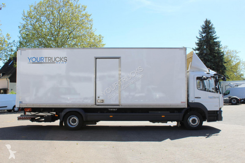 Camion fourgon Mercedes Atego 1218 Koffer LDW LBW Seitentür Rolltor ...