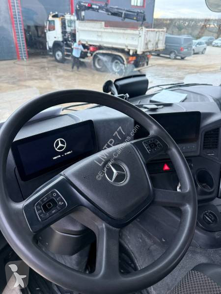 Camion polybenne Mercedes Hiab Arocs 8x4 Gazoil Euro 6 grue occasion ...