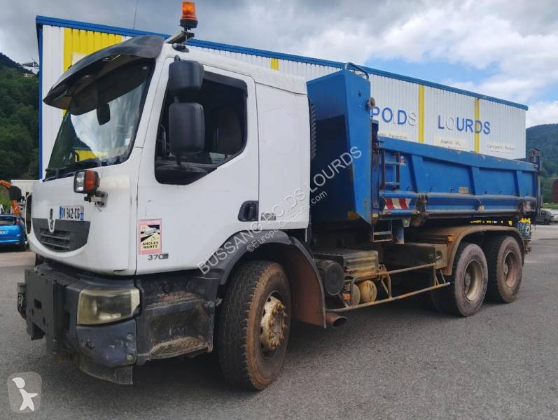 Camion bi-benne Renault Premium Lander 370 DXI 6x4 Gazoil Euro 4 ...