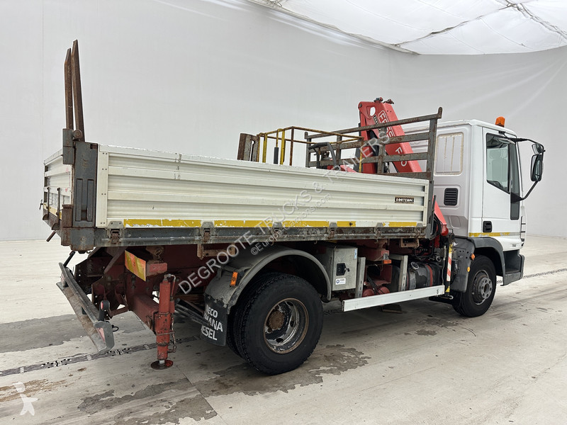 Camion benne Iveco Eurocargo 75E15 4x2 Gazoil Euro 3 grue occasion - n ...