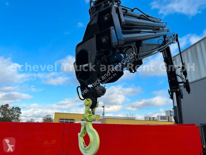 Camion MAN plateau ridelles TGS 26.470 6x2 HIAB 228 Retarder Lenk/Lift ...
