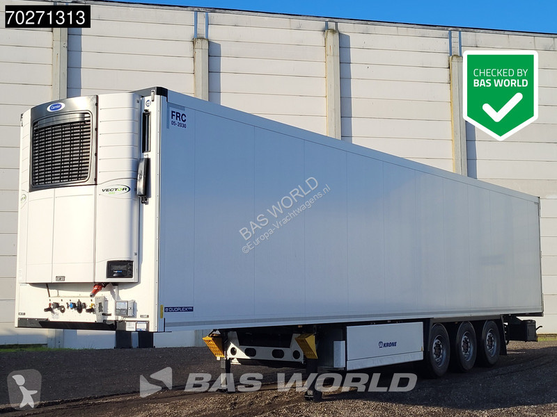 Semi remorque Krone frigo mono température Carrier Vector 1550 3 axles ...