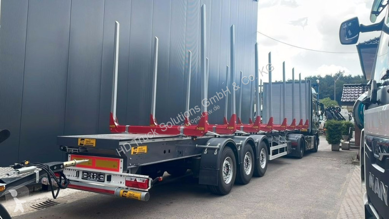 Semi remorque grumier HD Truck Solution Holz und Langmaterial 3 essieux ...