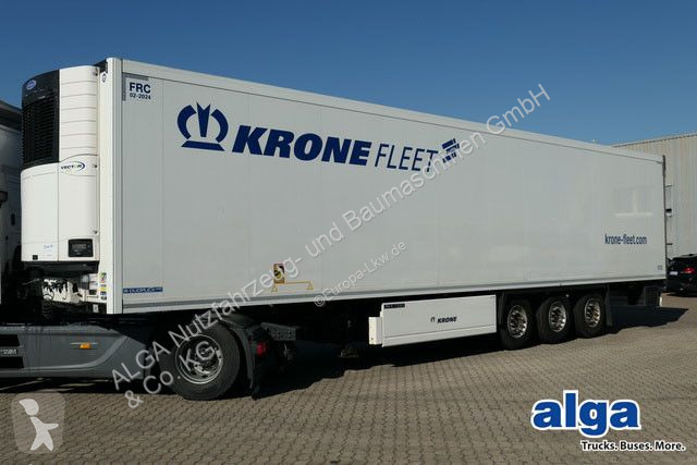 Semi remorque Krone frigo SD /Carrier Vector 1950/Doppelstock, 3 ...