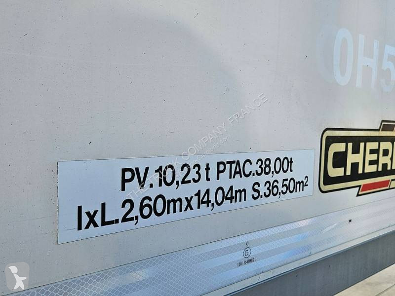 Semi remorque frigo Chereau Carrier 3 essieux hayon occasion - n°11171716