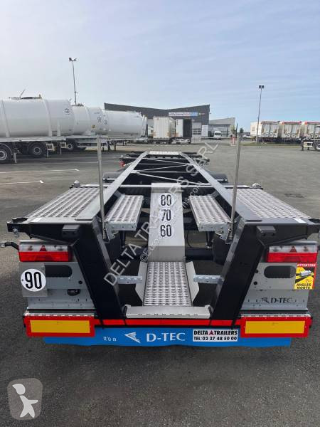 Semi remorque porte containers D-TEC 3 essieux neuve - n°10851223