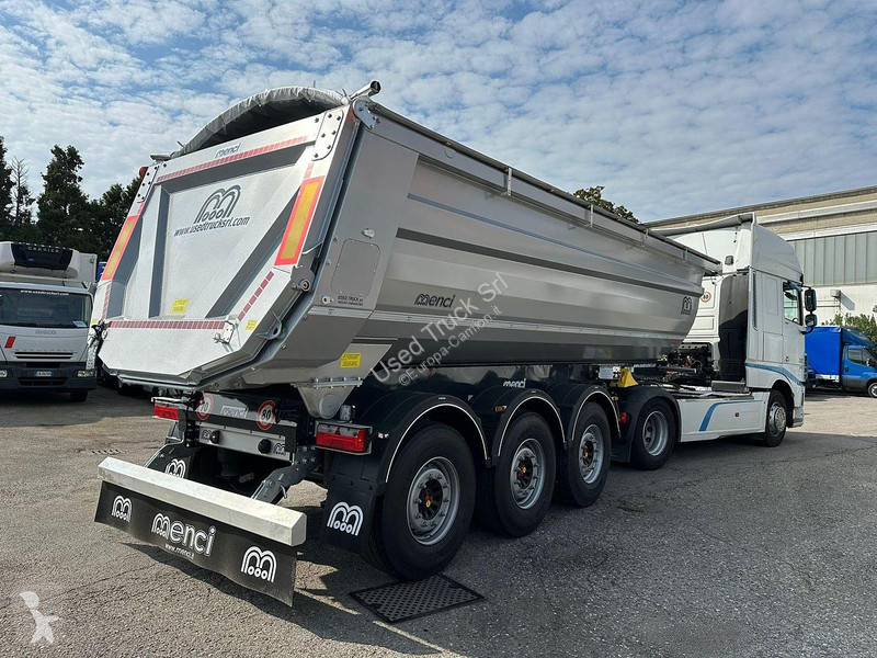 Semi remorque benne Menci SA 700R RIBALTABILE 3 essieux occasion - n ...