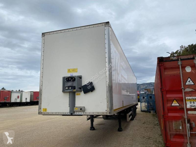 Semi remorque fourgon polyfond Fruehauf 3 essieux hayon occasion - n ...