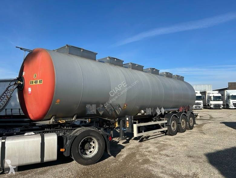 Used Magyar chemical tanker semi-trailer 3 axles - n°11110939