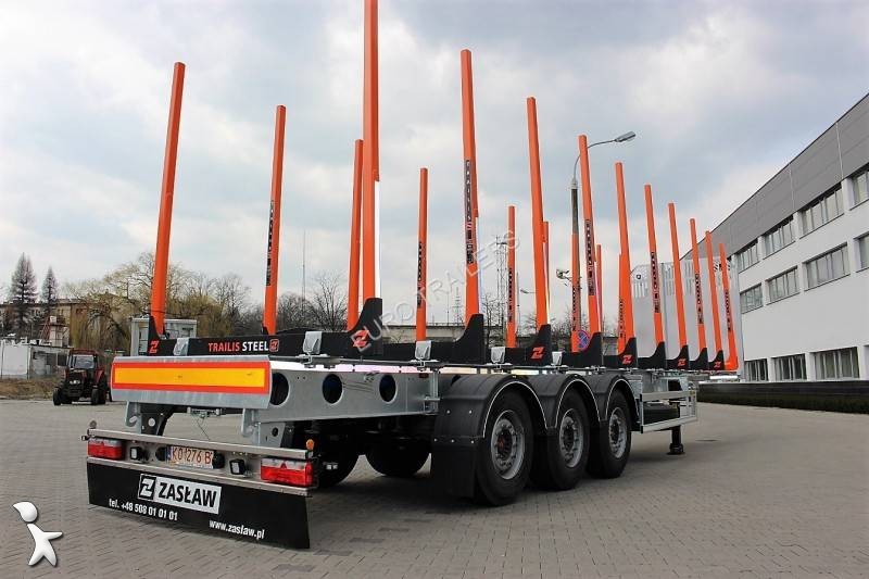 Semi remorque grumier Zasław NL 13 KP 3 essieux neuve - n°470604