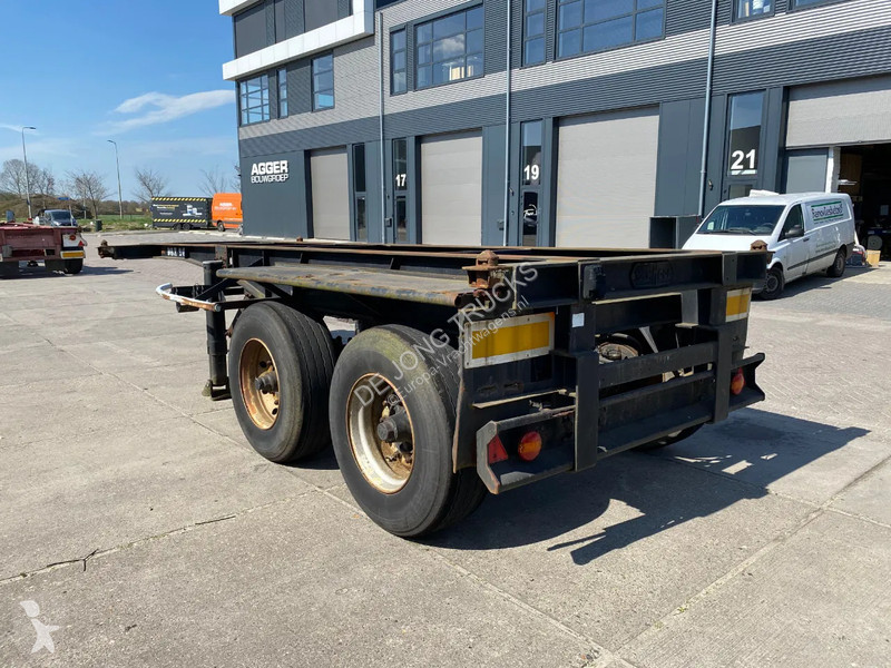 Semi remorque Van Hool porte containers / Container Chassis 20FT ...