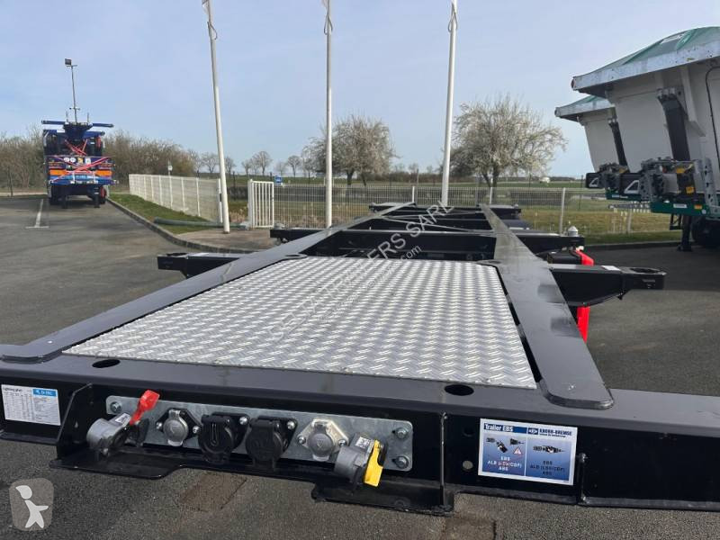 Semi remorque porte containers D-TEC 3 essieux neuve - n°10851223
