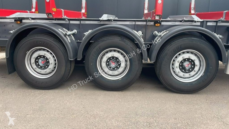 Semi remorque grumier HD Truck Solution Holz und Langmaterial 3 essieux ...