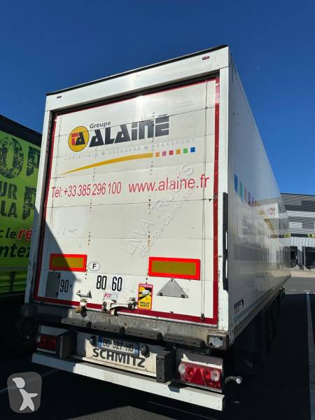 Semi remorque fourgon polyfond Schmitz Cargobull 3 essieux hayon ...
