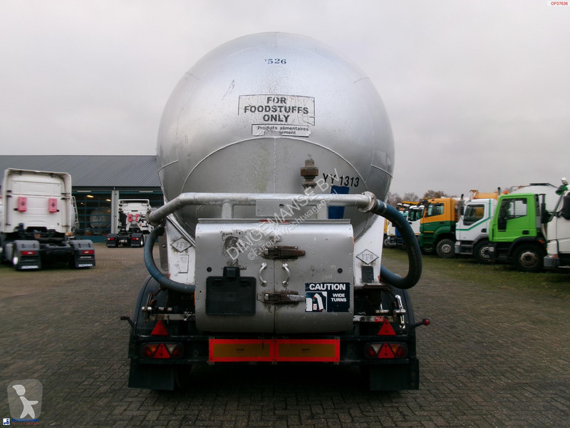 Semi remorque Feldbinder benne Powder tank alu 38 m3 (tipping) 3 ...