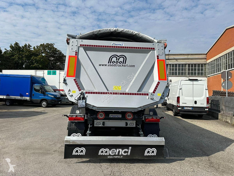 Semi remorque benne Menci SA 700R RIBALTABILE 3 essieux occasion - n ...